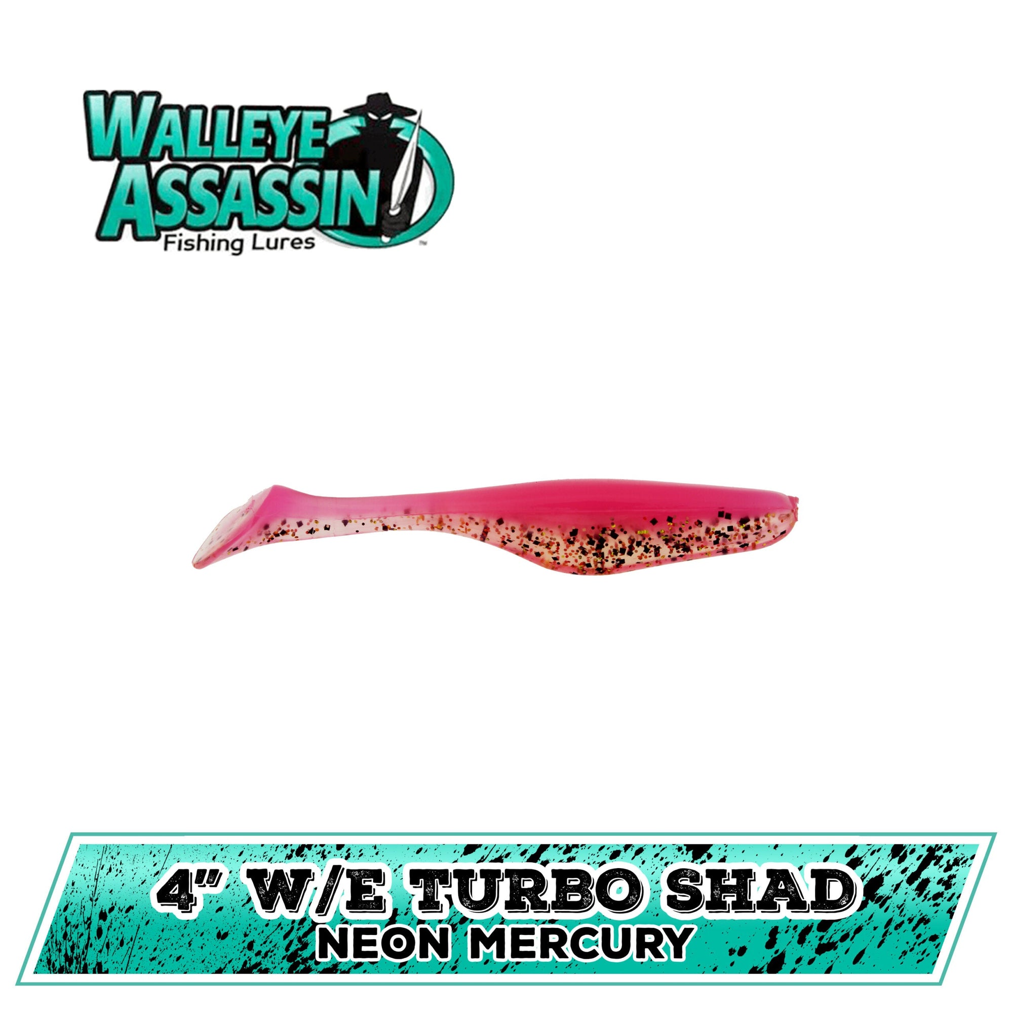 4" W/E Turbo Shad (N-Z) – Bass Assassin Lures, Inc.